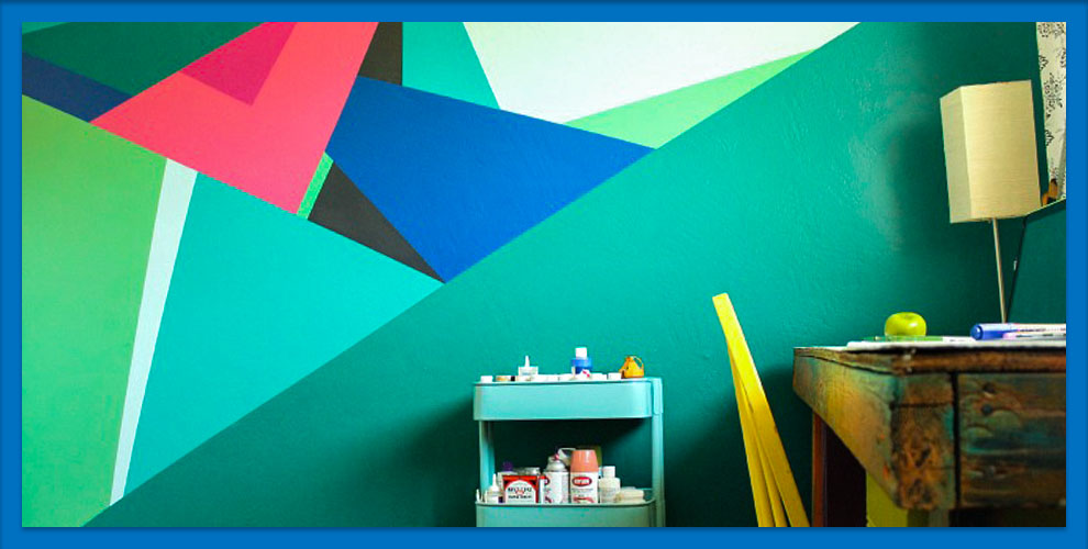 SW Crea un diseño geométrico para tu pared - Sherwin-Williams