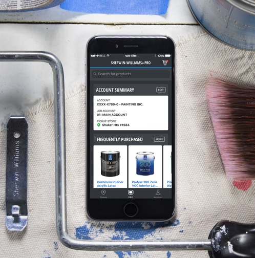SW » Aplicación Sherwin-Williams® PRO